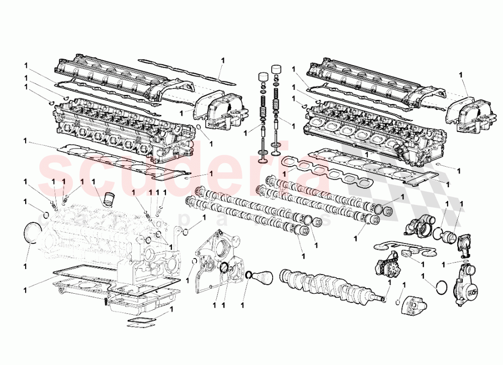 Gasket Kit parts for Lamborghini Murcielago LP640
