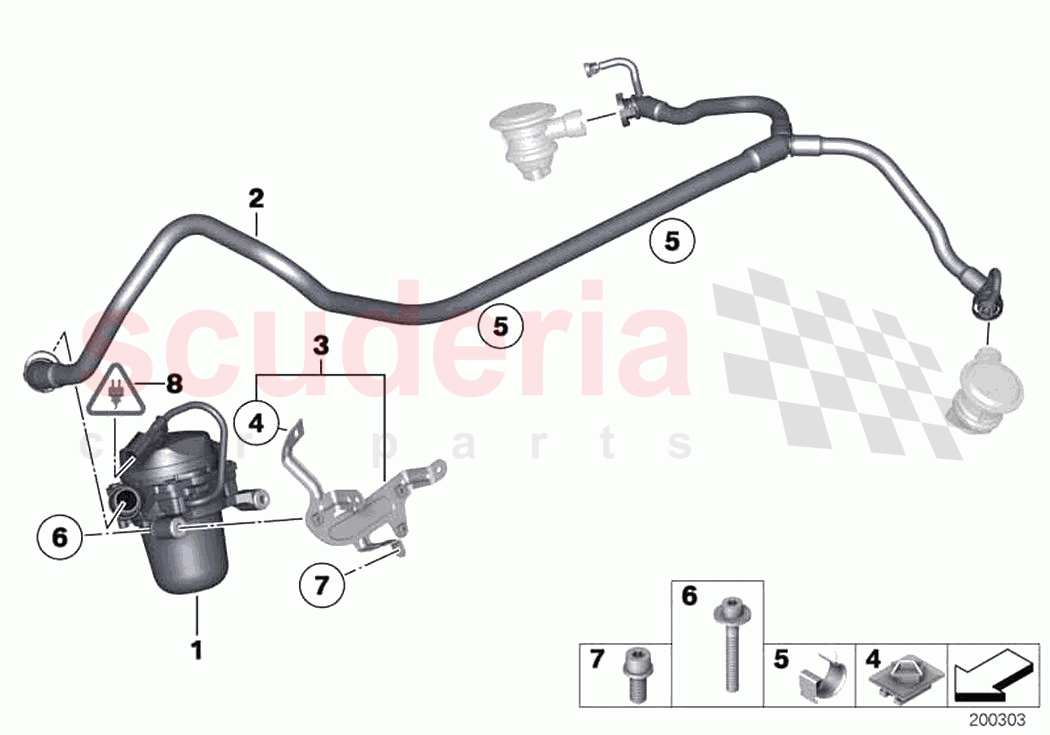 Emission control air pump parts for Rolls Royce Ghost RR4(2017-2019)