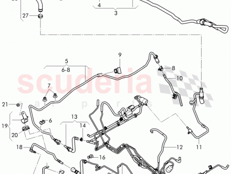 vacuum hose, D - 15.12.2012>> for Bentley Continental Flying Spur ...
