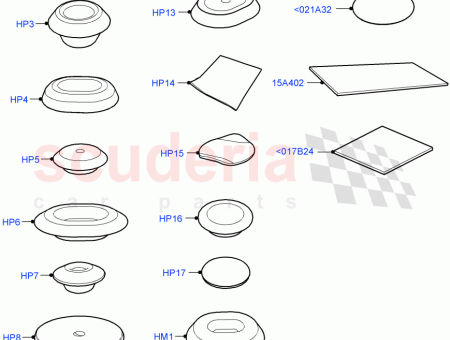 LR006081 PLUG - BLANKING for Range Rover, Range Rover Sport