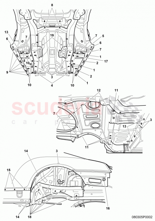 N90949801 insert nut for Bentley Continental Flying Spur, Continental ...