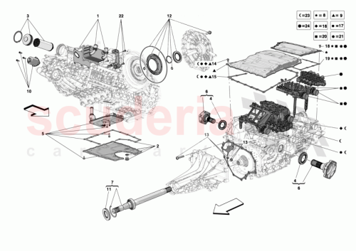 000748513 Ferrari 12Cilindri Spider ELECTRONIC REVERSE MODULE