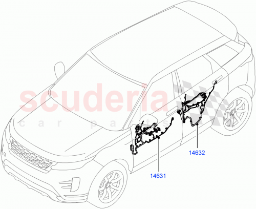 LR173449 Range Rover Evoque Wiring
